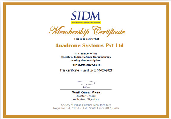 ANADRONE SYSTEMS PVT. LTD.
